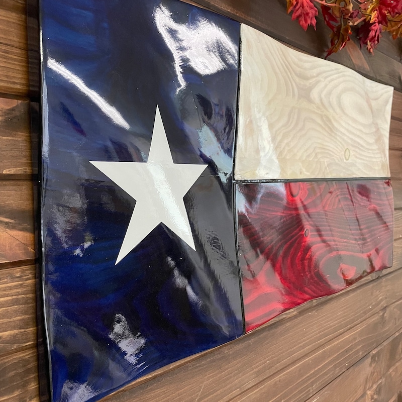 Wooden Texas Flag - Etsy