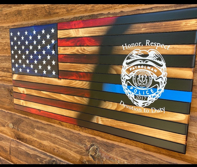 Custom Rustic American Dual Flags Split Rustic Flags | Etsy