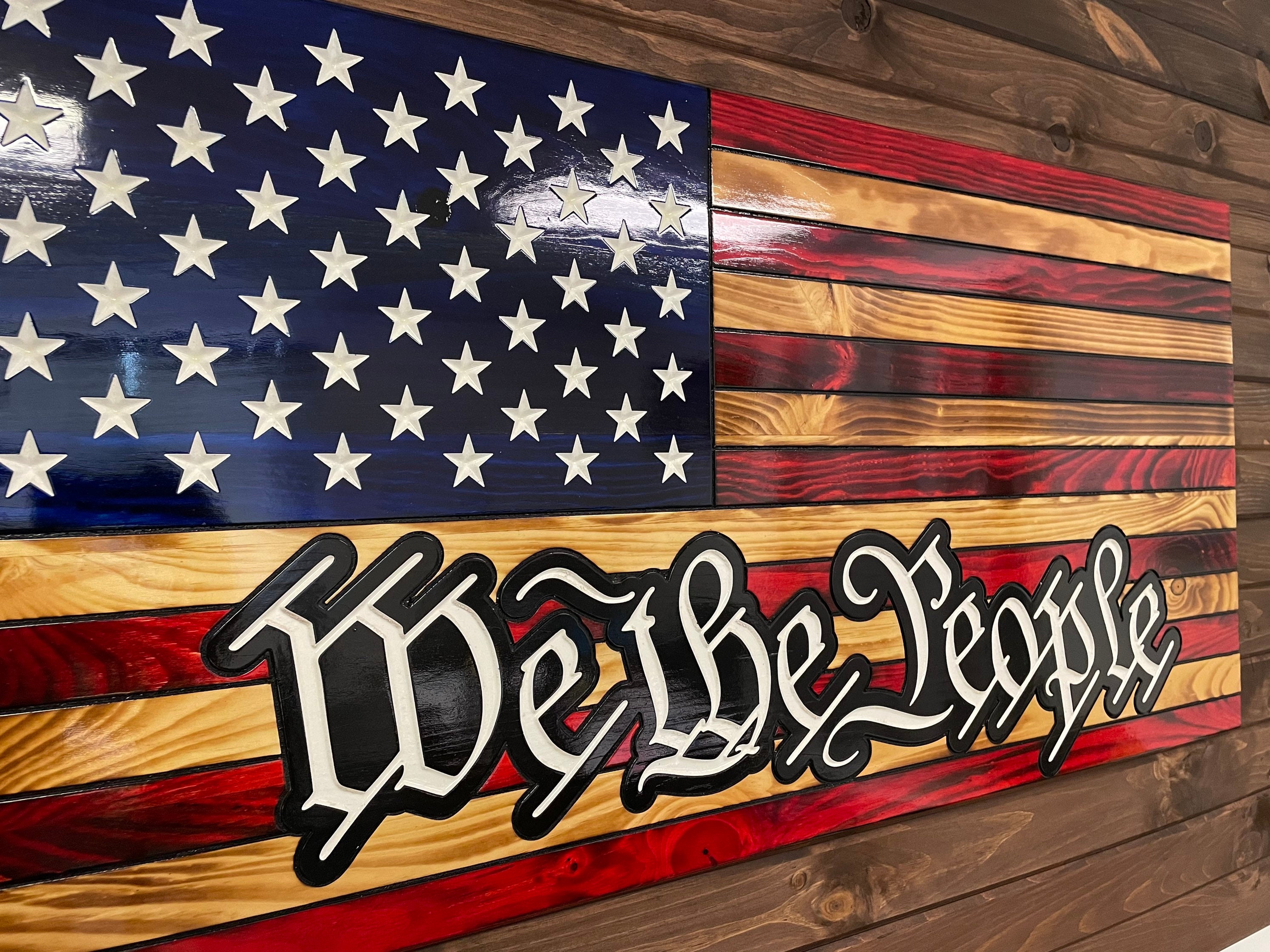 Rustic American Flag Cover Photo