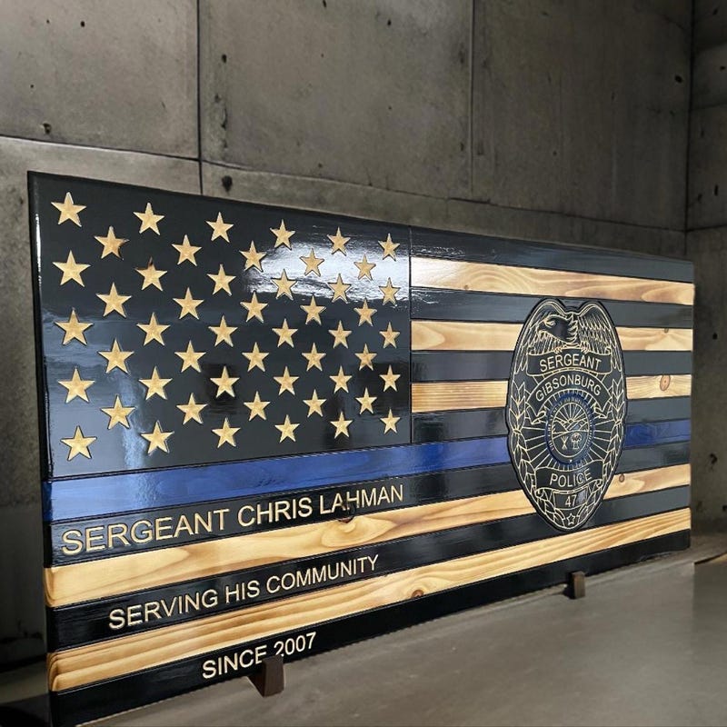 Blue Customizable Flag - Etsy