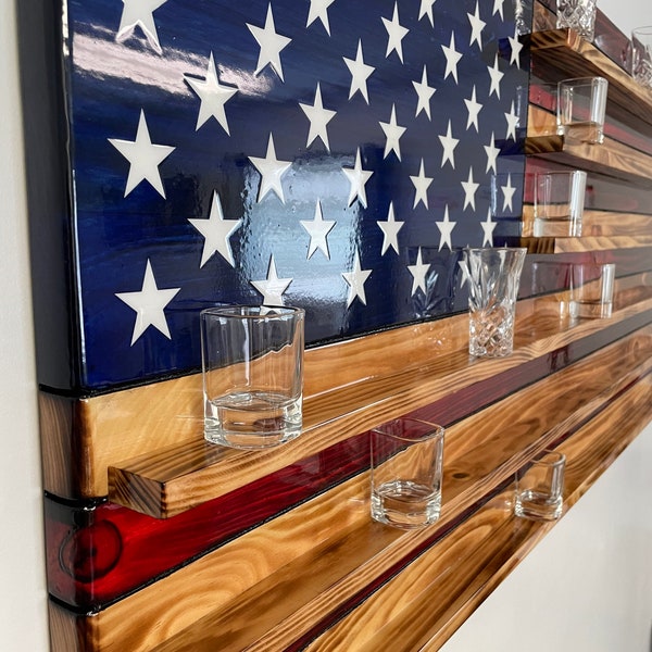 Shot Glass Display - Etsy