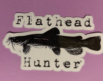 Flathead Catfish Sticker/decal - Etsy