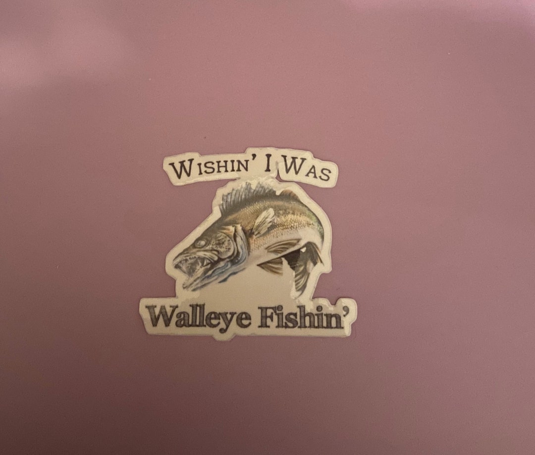 Fishing Decal Walleye Fish - Etsy
