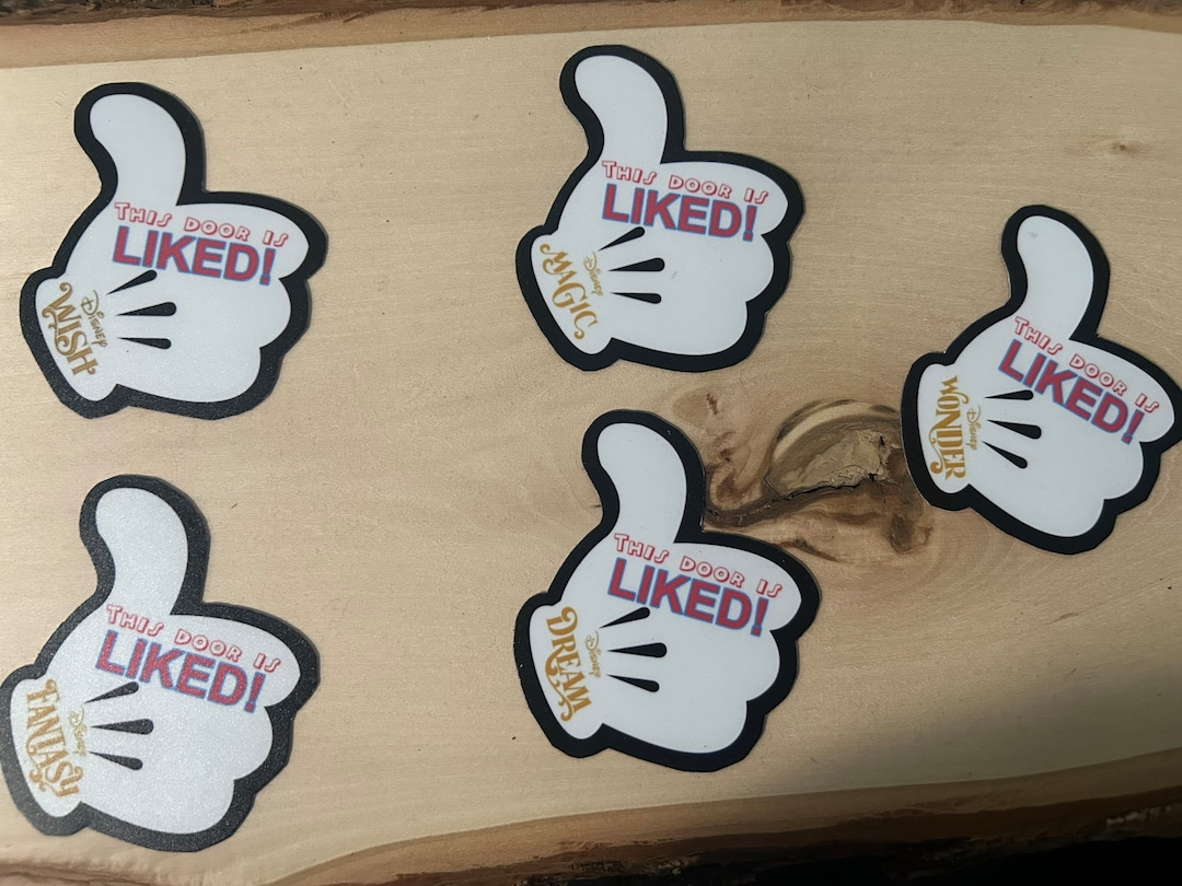 Disney Cruise Door Magnets - Disney Door Liked Set of 6 - Etsy