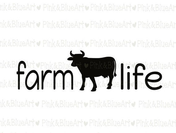 Farm Life SVG Clipart Cut Files Silhouette Cameo Svg for | Etsy
