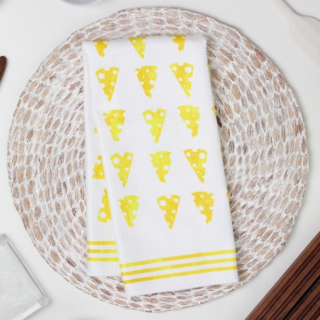 Recycled Plastic Cheese Dish Towel: Eco-friendly Kitchen Decor - Etsy