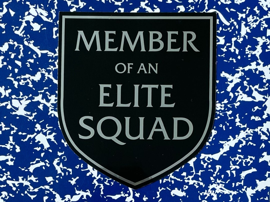 Member of an Elite Squad Holographic Sticker - Etsy