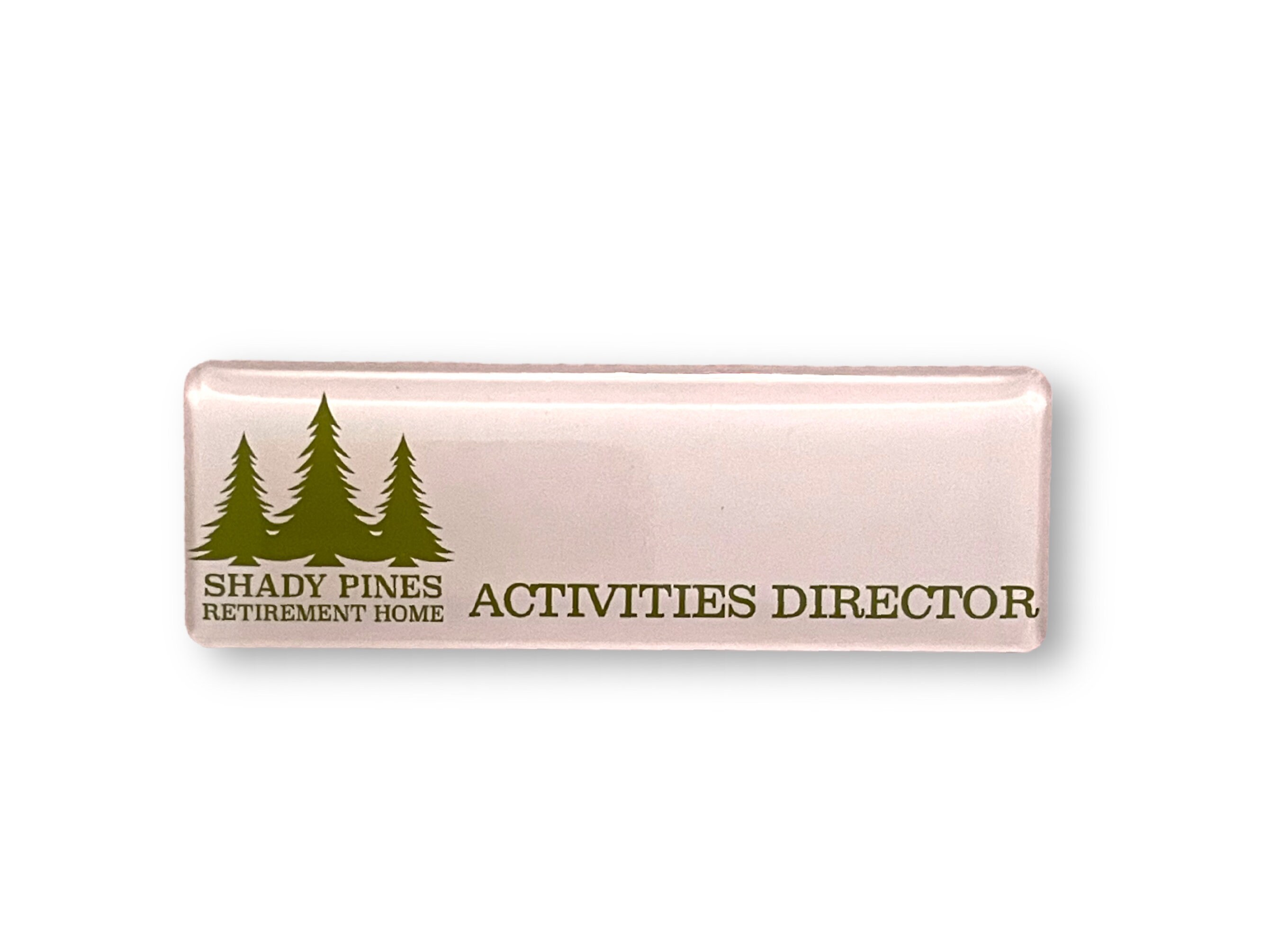 Shady Pines Activities Director Name Tag - Etsy