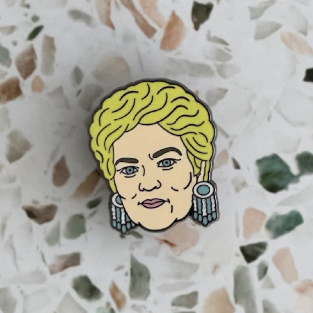 Pat Butcher Themed Enamel Pin | Pin | Lapel Pin | Pins | Pin Badge ...