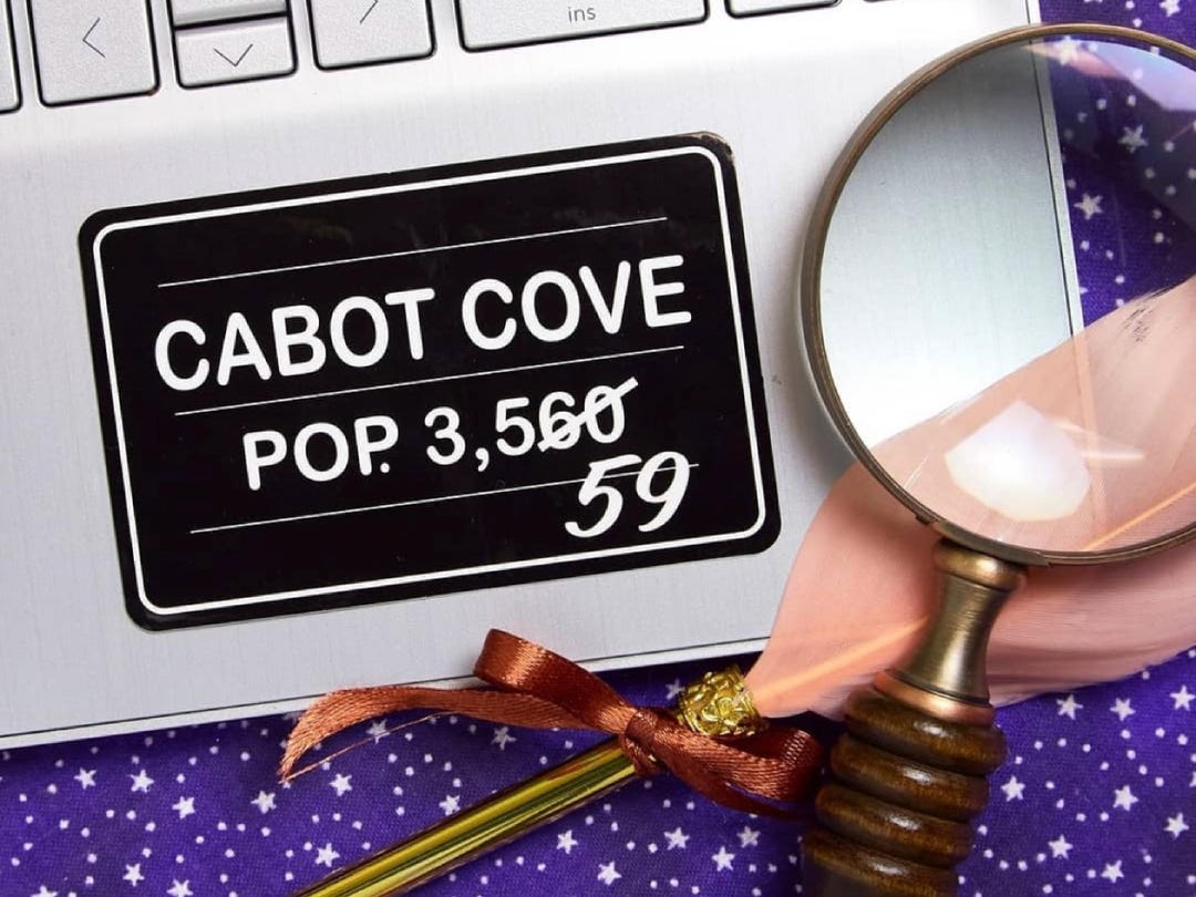 Cabot Cove Sign Vinyl Sticker 2-pack - Etsy