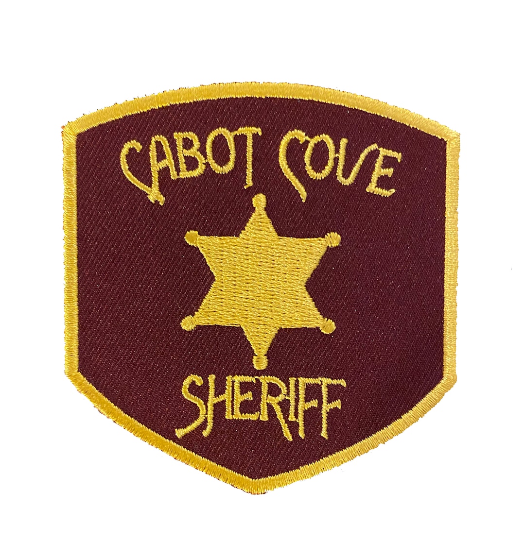 Cabot Cove Sheriff Iron-on Patch Inspired by Murder She Wrote - Etsy