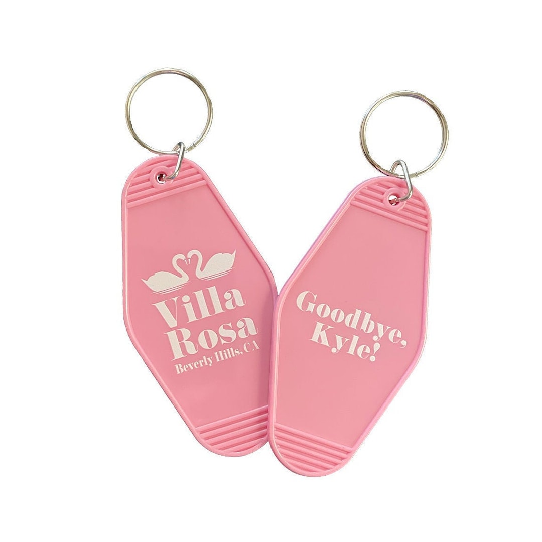 Villa Rosa Key Tag | RHOBH Inspired | Housewives Motel Key Tag - Etsy