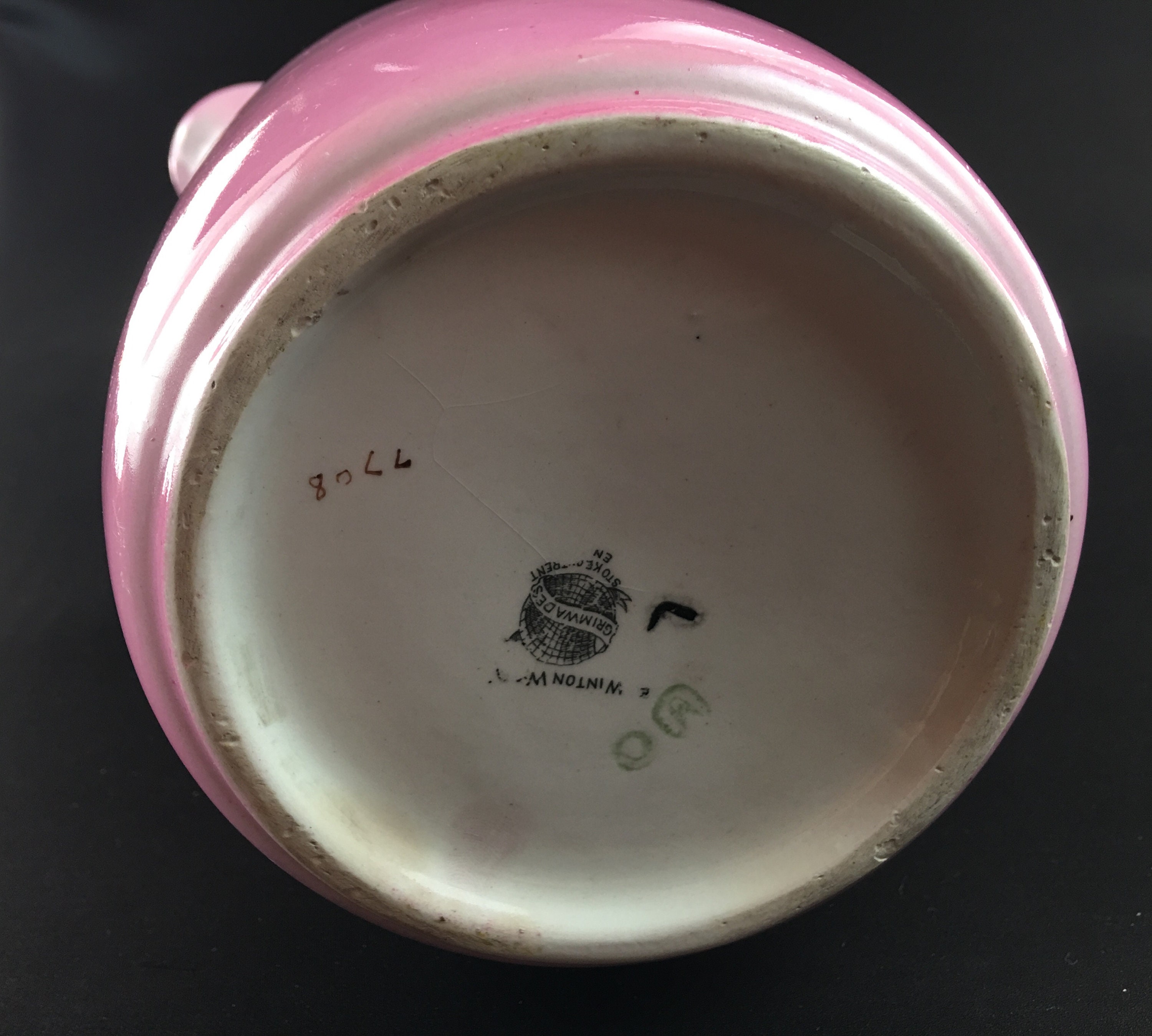 Winton Ware Grimwades Pink Floral Wash Jug - Etsy