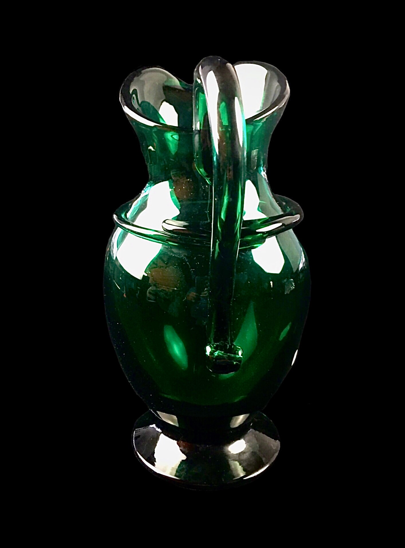 Erickson Glass 19th Century MMA Reproduction Signed Saratoga Emerald ...
