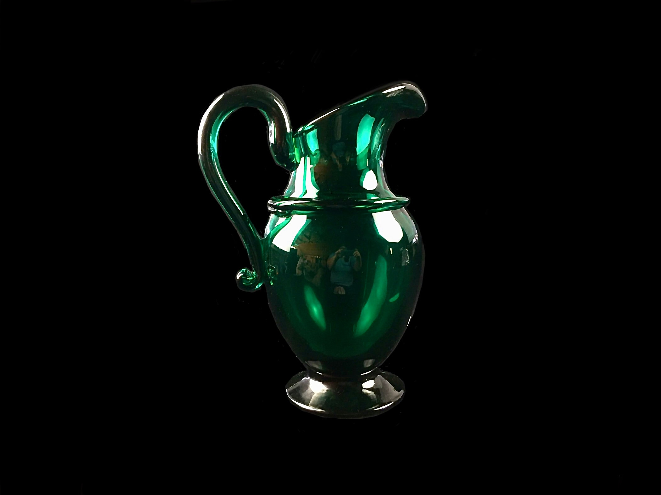 Erickson Glass 19th Century MMA Reproduction Signed Saratoga Emerald ...