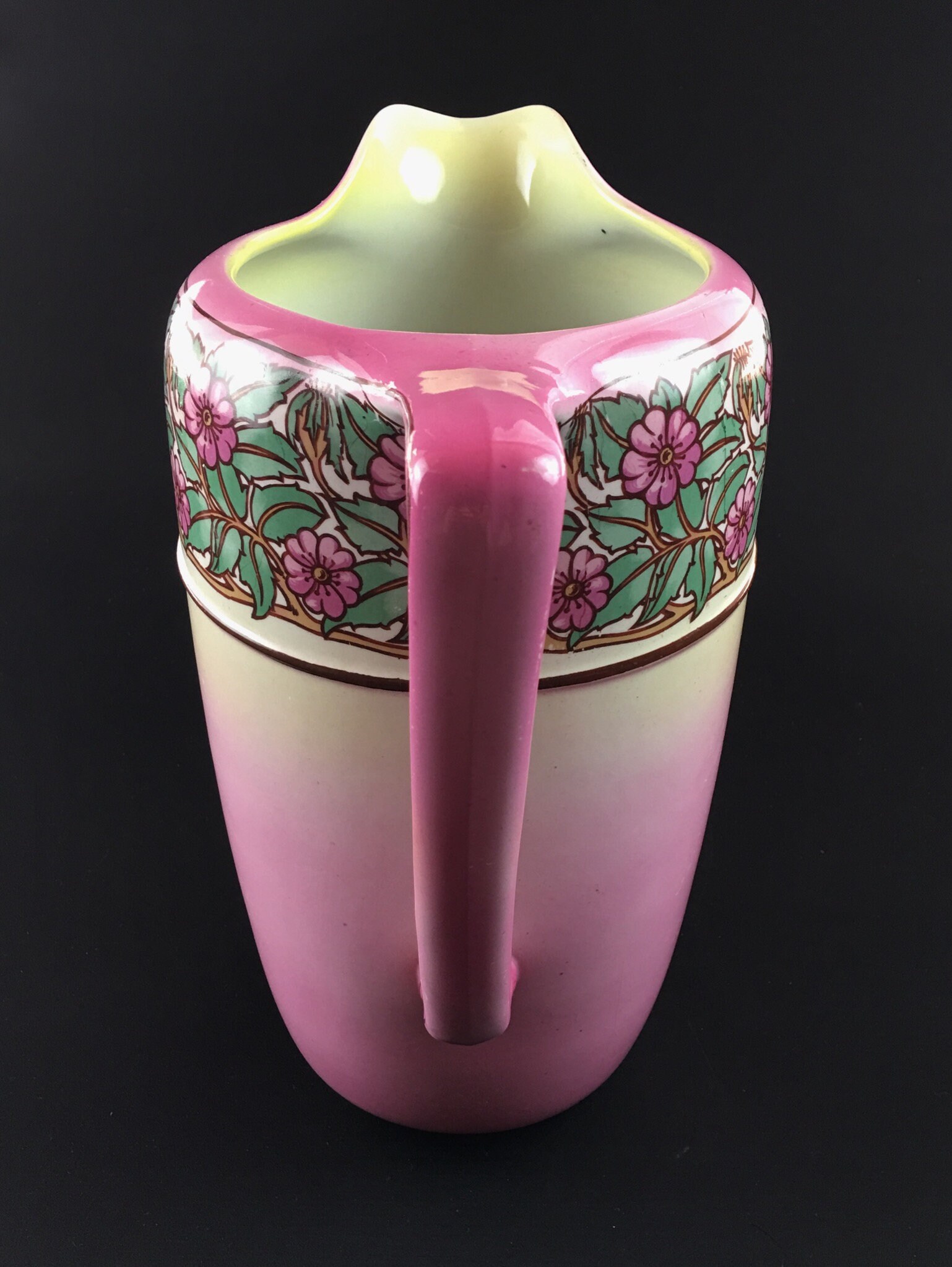Winton Ware Grimwades Pink Floral Wash Jug - Etsy