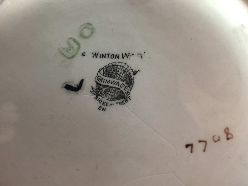 Winton Ware Grimwades Pink Floral Wash Jug - Etsy