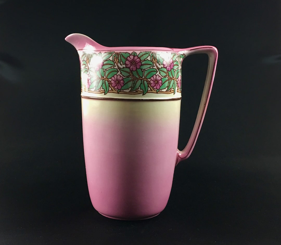 Winton Ware Grimwades Pink Floral Wash Jug - Etsy