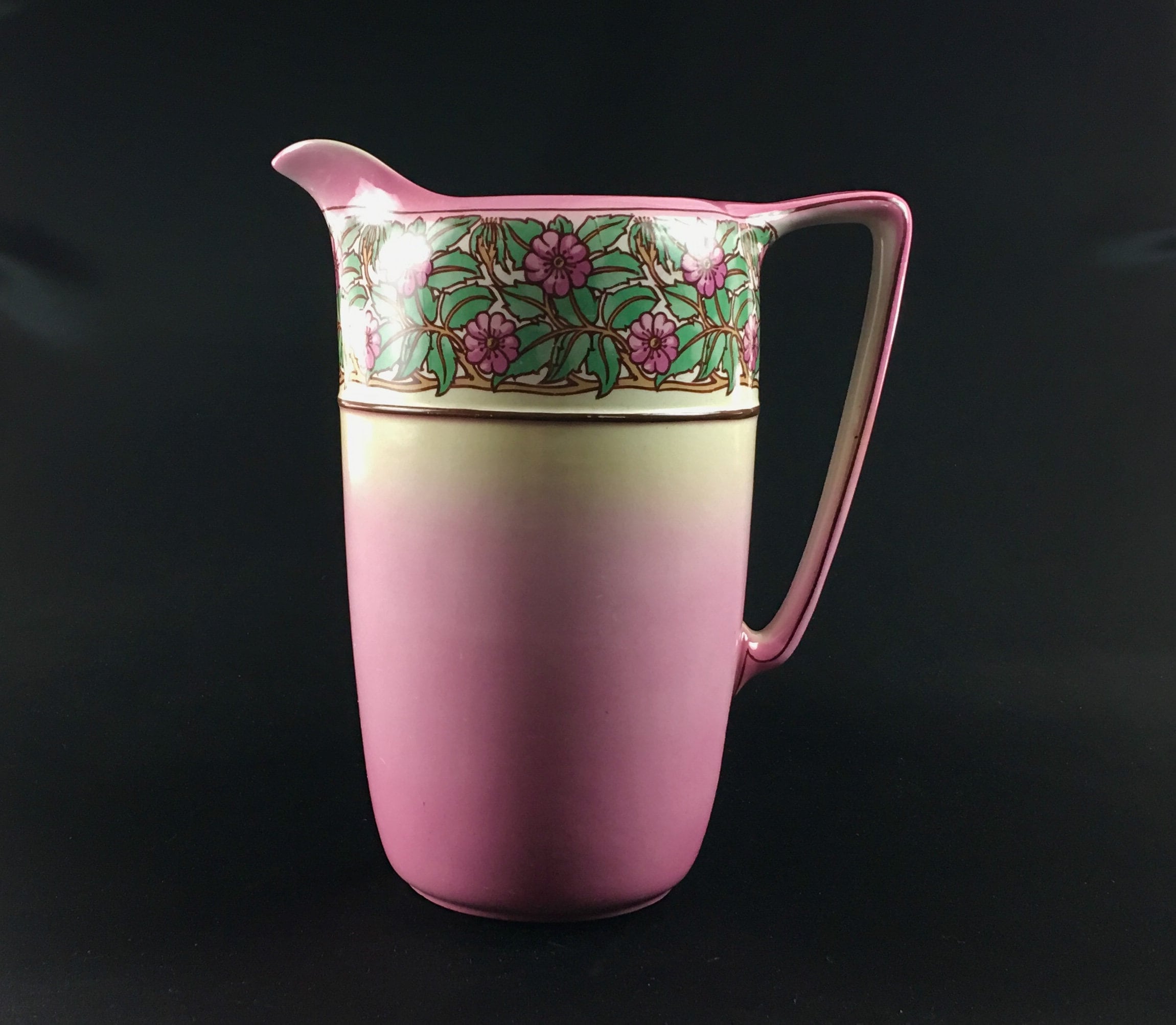 Winton Ware Grimwades Pink Floral Wash Jug - Etsy