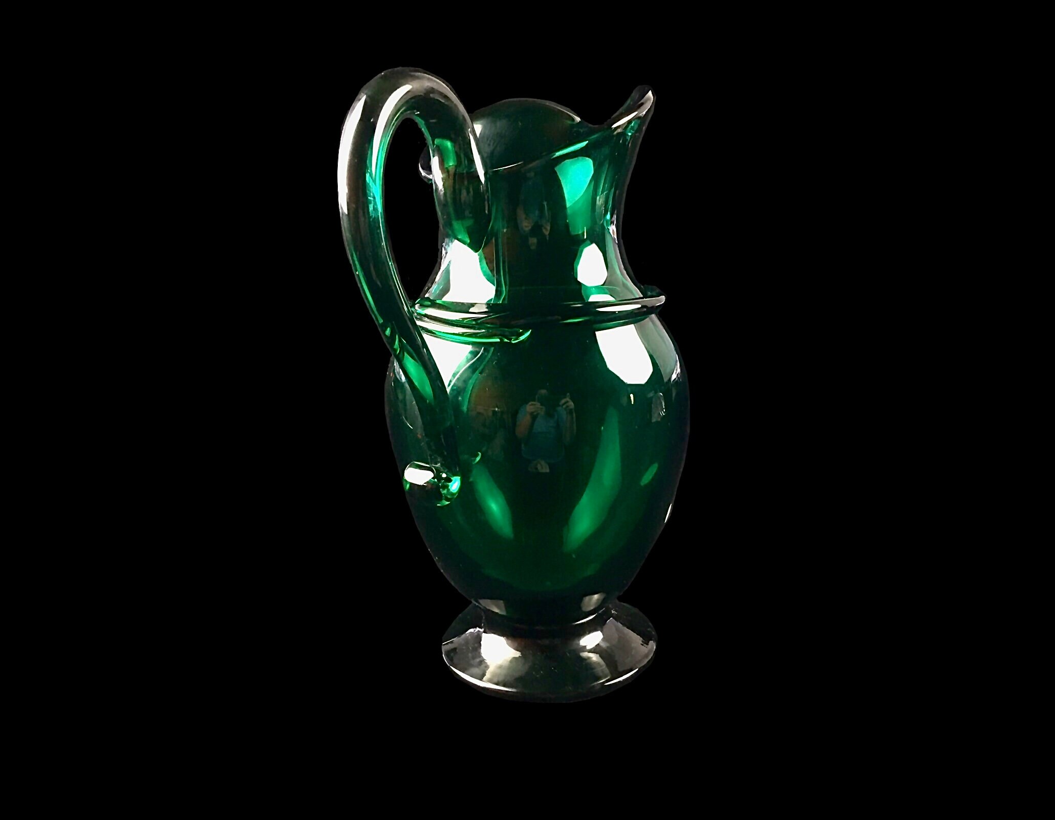 Erickson Glass 19th Century MMA Reproduction Signed Saratoga Emerald ...