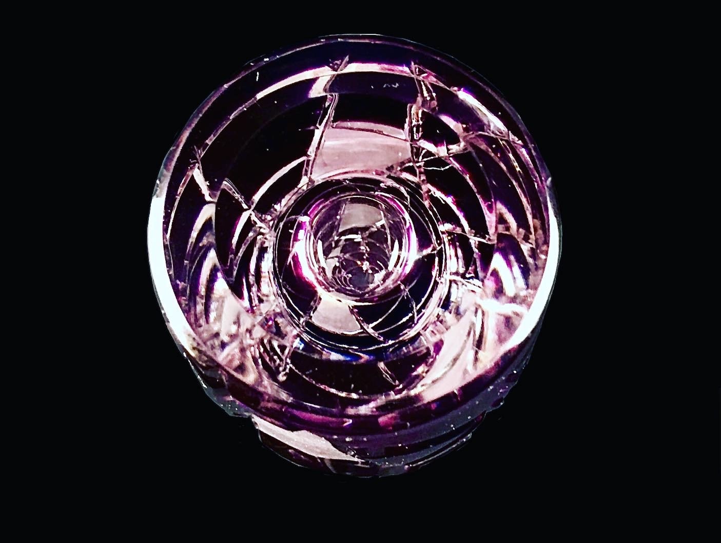 Caesar Crystal Bohemiae Violet to Clear Crystal Mars Bud Vase - Etsy