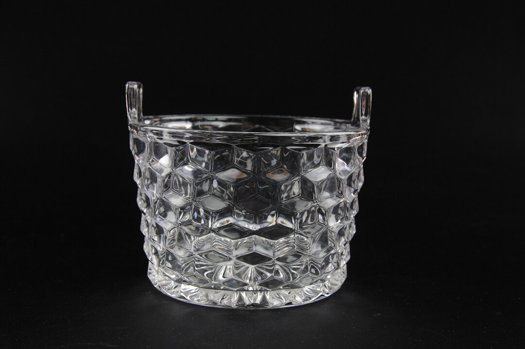 Fostoria American Clear Ice Bucket With Tab Handles - Etsy