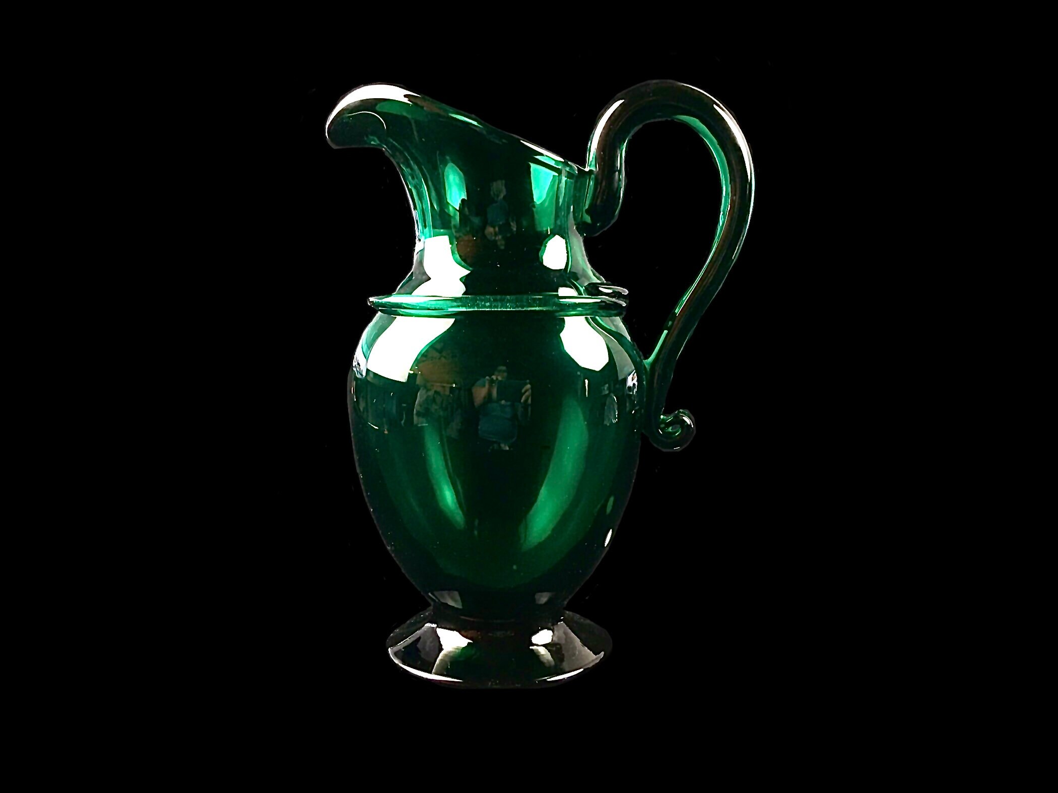 Erickson Glass 19th Century MMA Reproduction Signed Saratoga Emerald ...