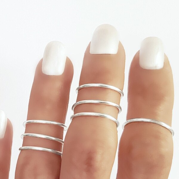 Silver Knuckle Ring - Etsy