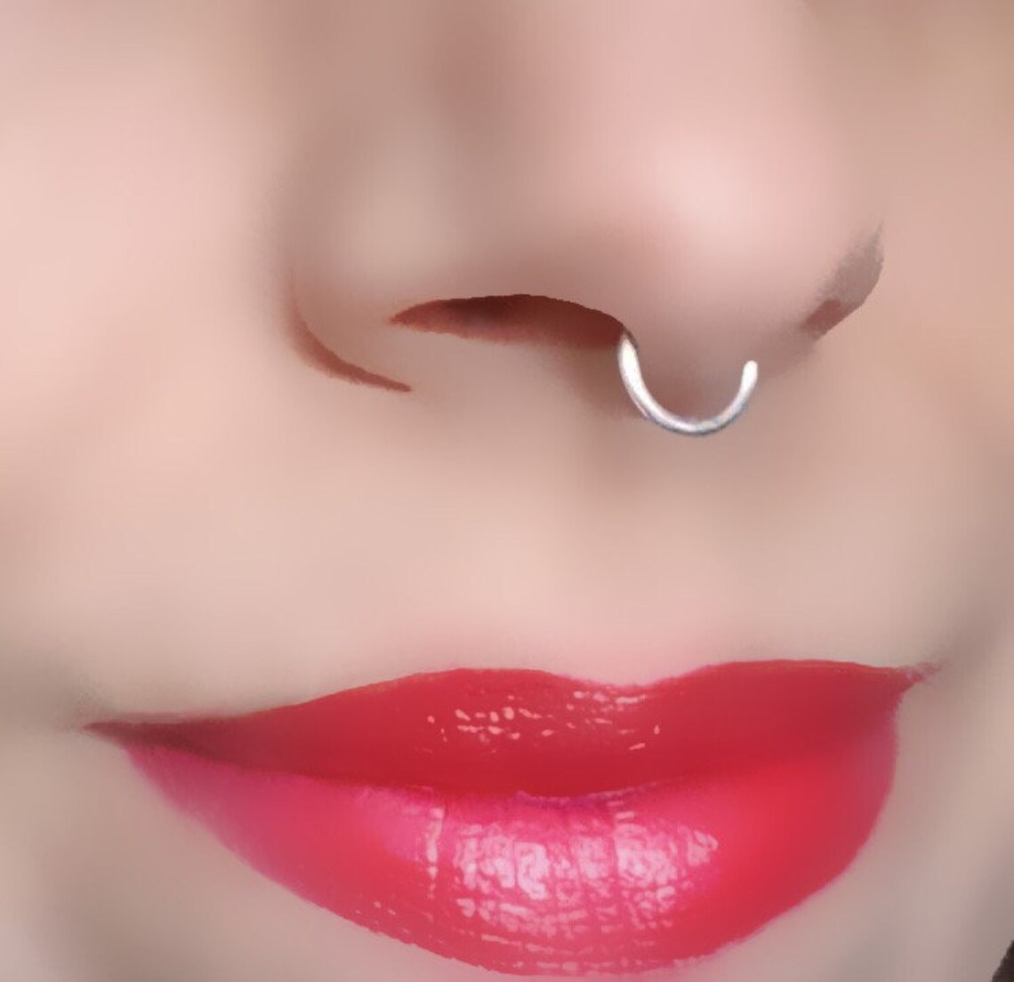 Fake Septum Ring Fake Septum Fake Nose Ring Fake Septum - Etsy UK