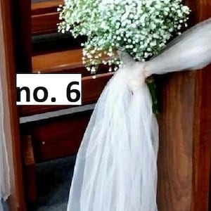 Elegant Handmade Pew End Bows: Romantic Pew Flowers, Gypsophila Aisle ...