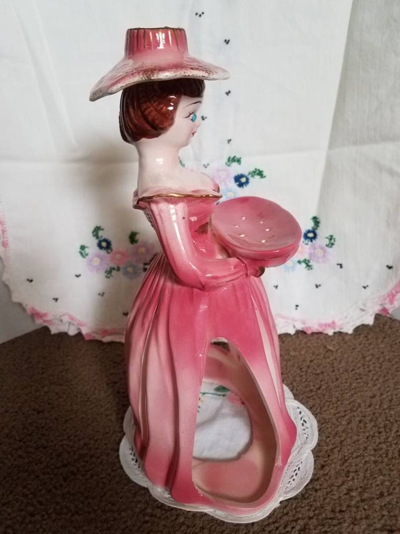 Vintage Kreiss Napkin Lady With Salt Shaker Girl in Great | Etsy