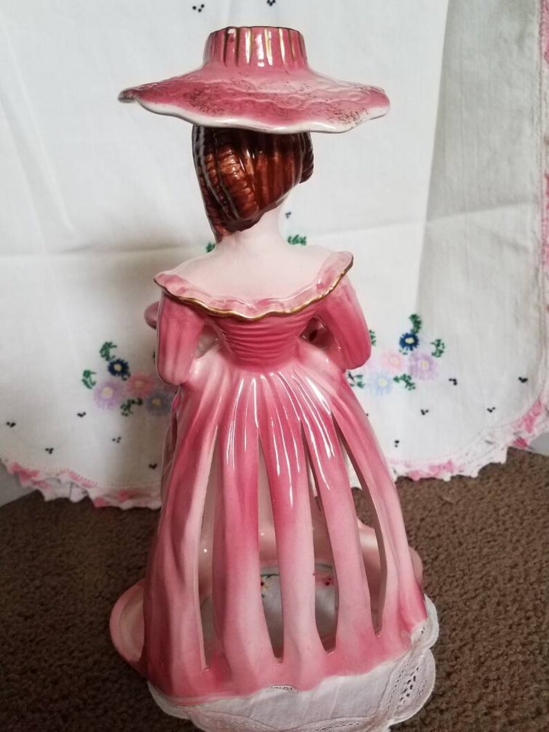 Vintage Kreiss Napkin Lady With Salt Shaker Girl in Great | Etsy