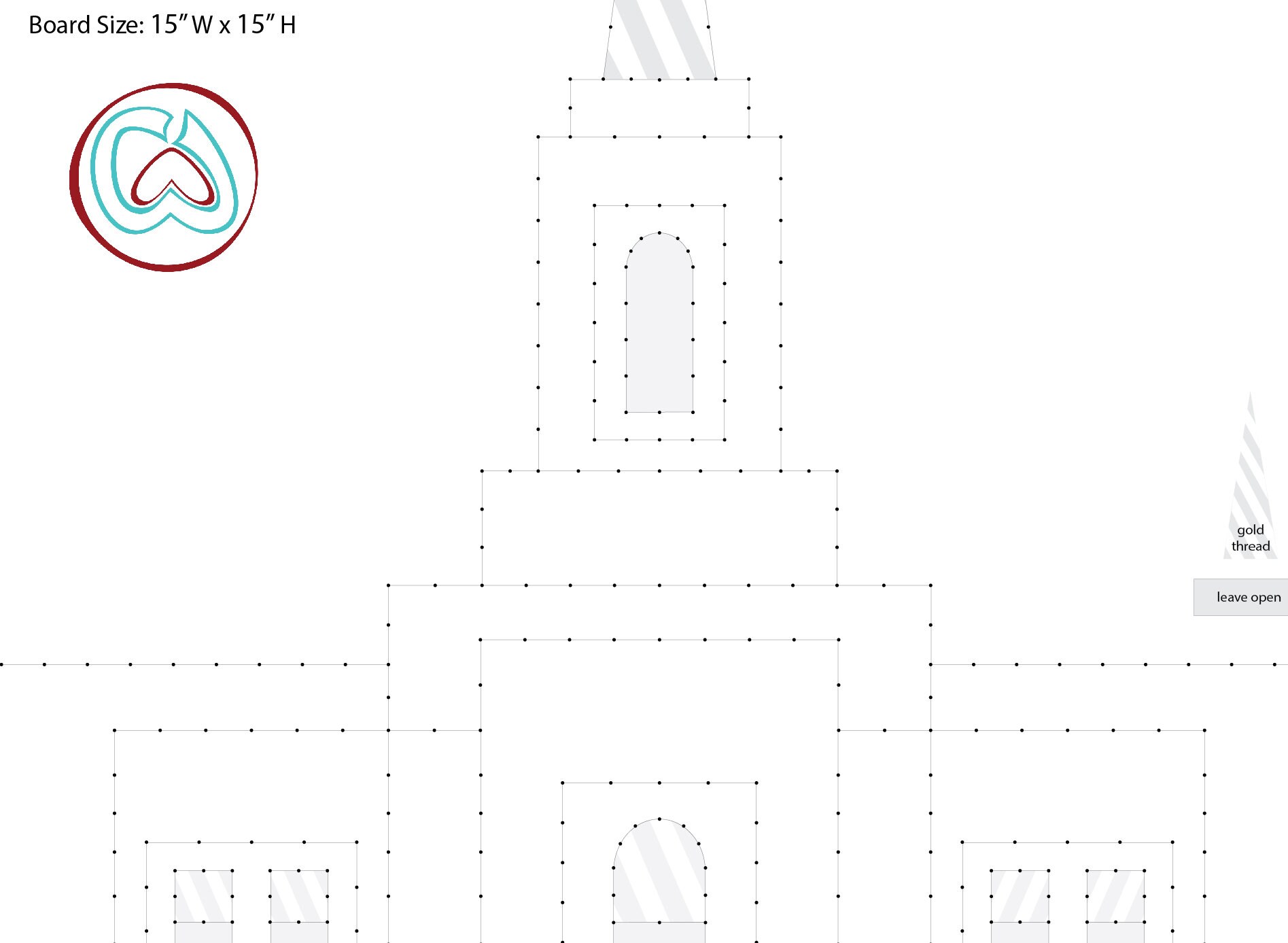 Elko, Nevada LDS Temple String Art Template Detailed 15x15 DIY Wedding ...