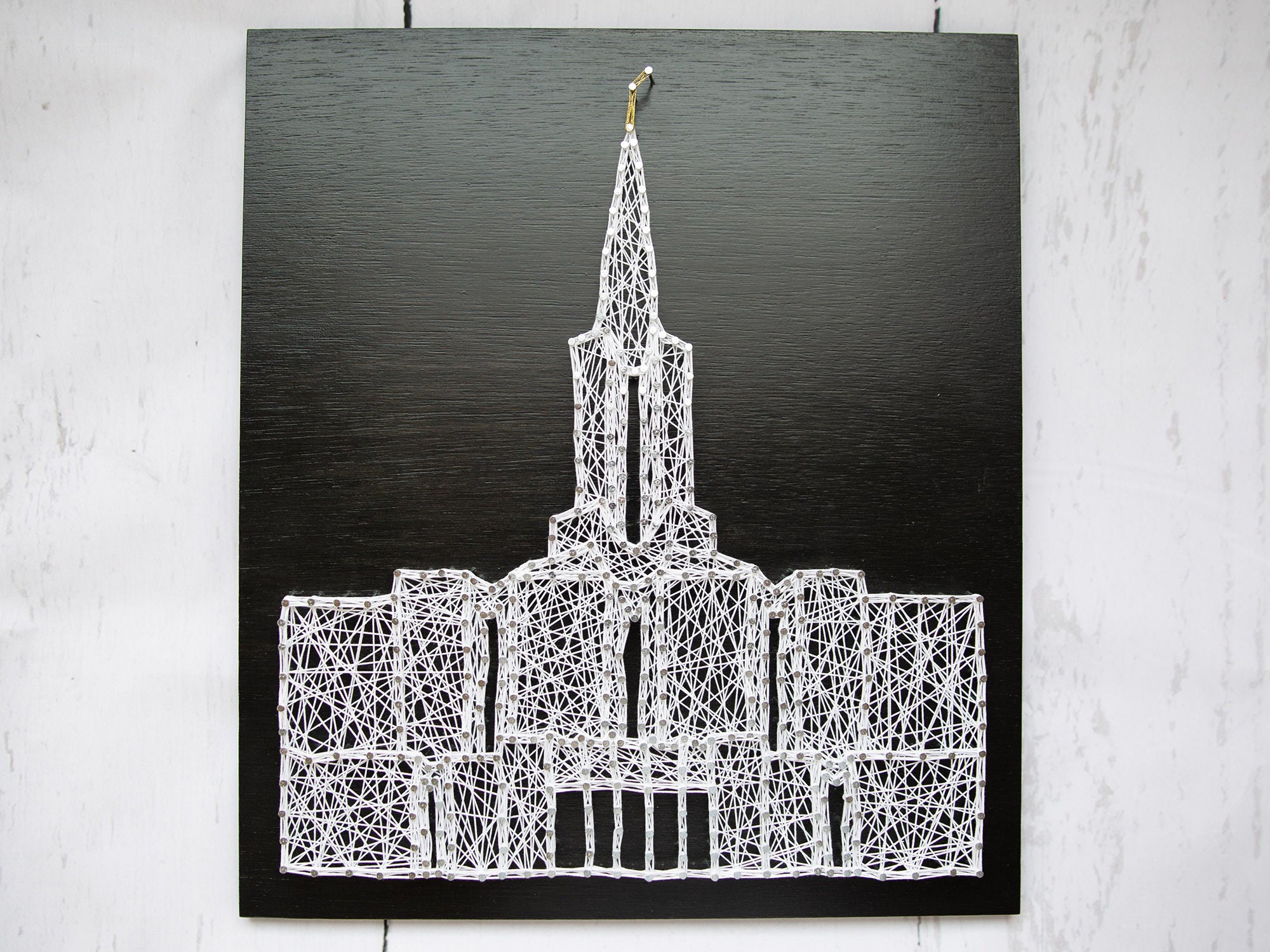 Elko, Nevada LDS Temple String Art Template Detailed 15x15 DIY Wedding ...