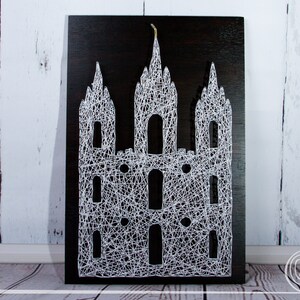 Houston, Texas LDS Temple | String Art Template | Simple 15x15 | LDS ...
