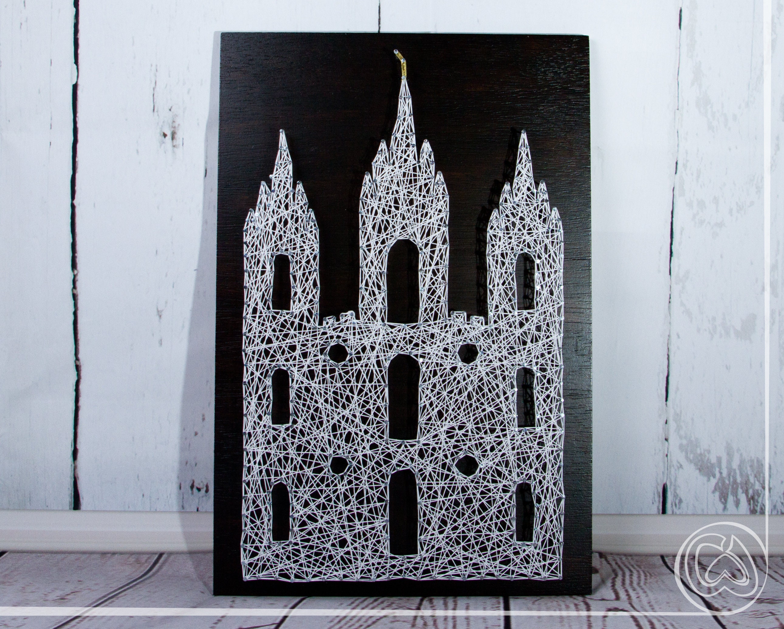 Houston, Texas LDS Temple | String Art Template | Simple 15x15 | LDS ...