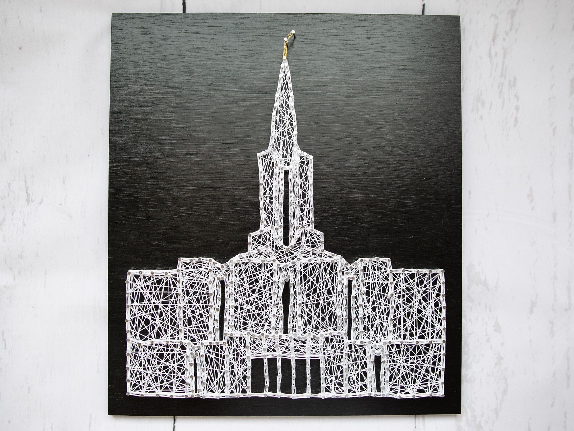 Jordan River, Utah LDS Temple String Art Template | Detailed 14x16 ...