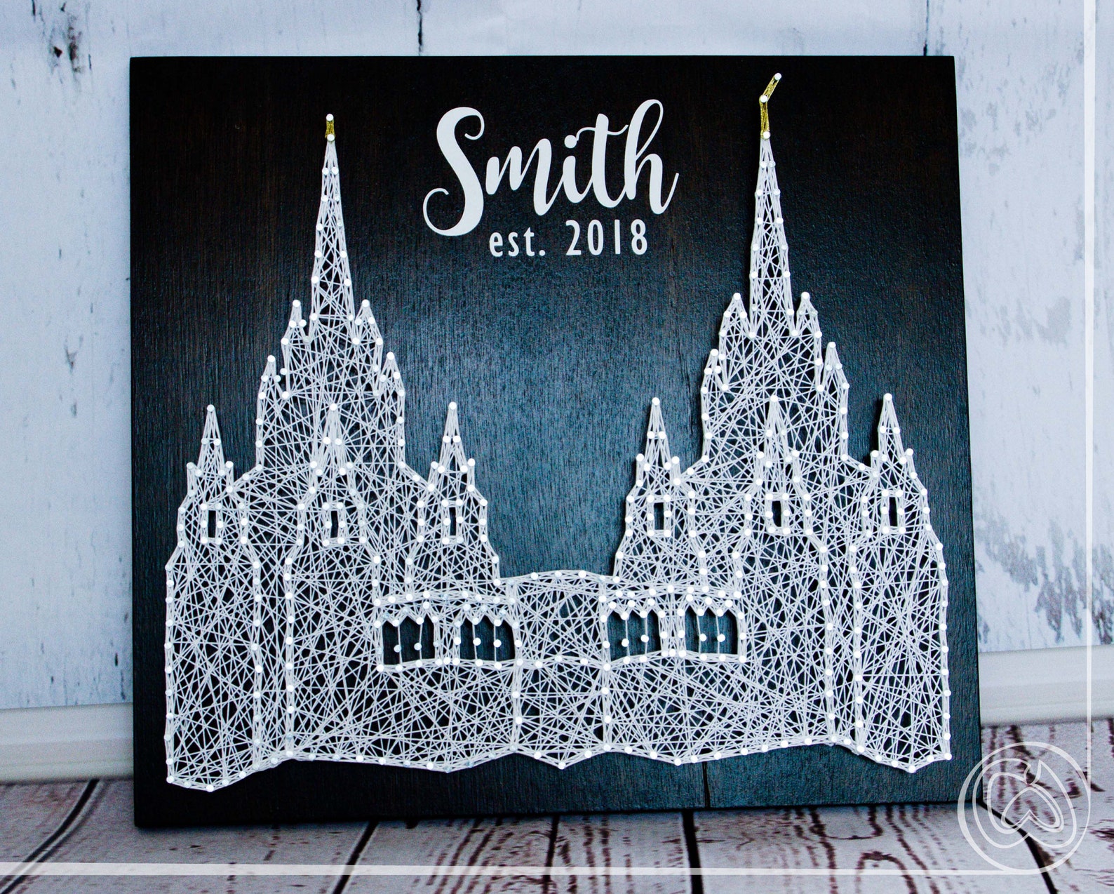 San Antonio, Texas LDS Temple String Art Template LDS Temple String Art ...