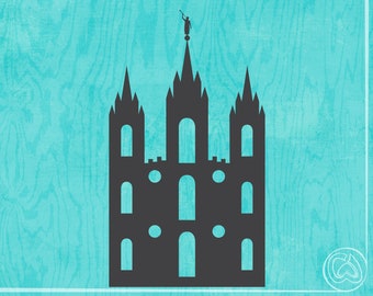 LDS Salt Lake City Temple SVG - Etsy