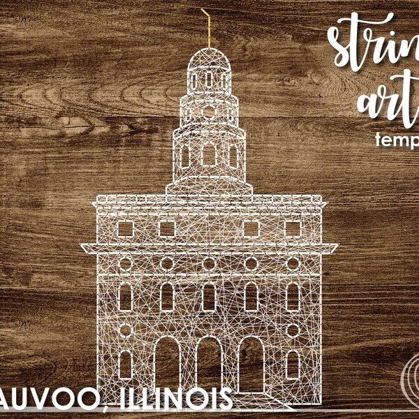 String Art Cross Template - Etsy