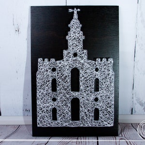 Washington, DC Temple | String Art Template | Simple 12x12 | LDS Temple ...