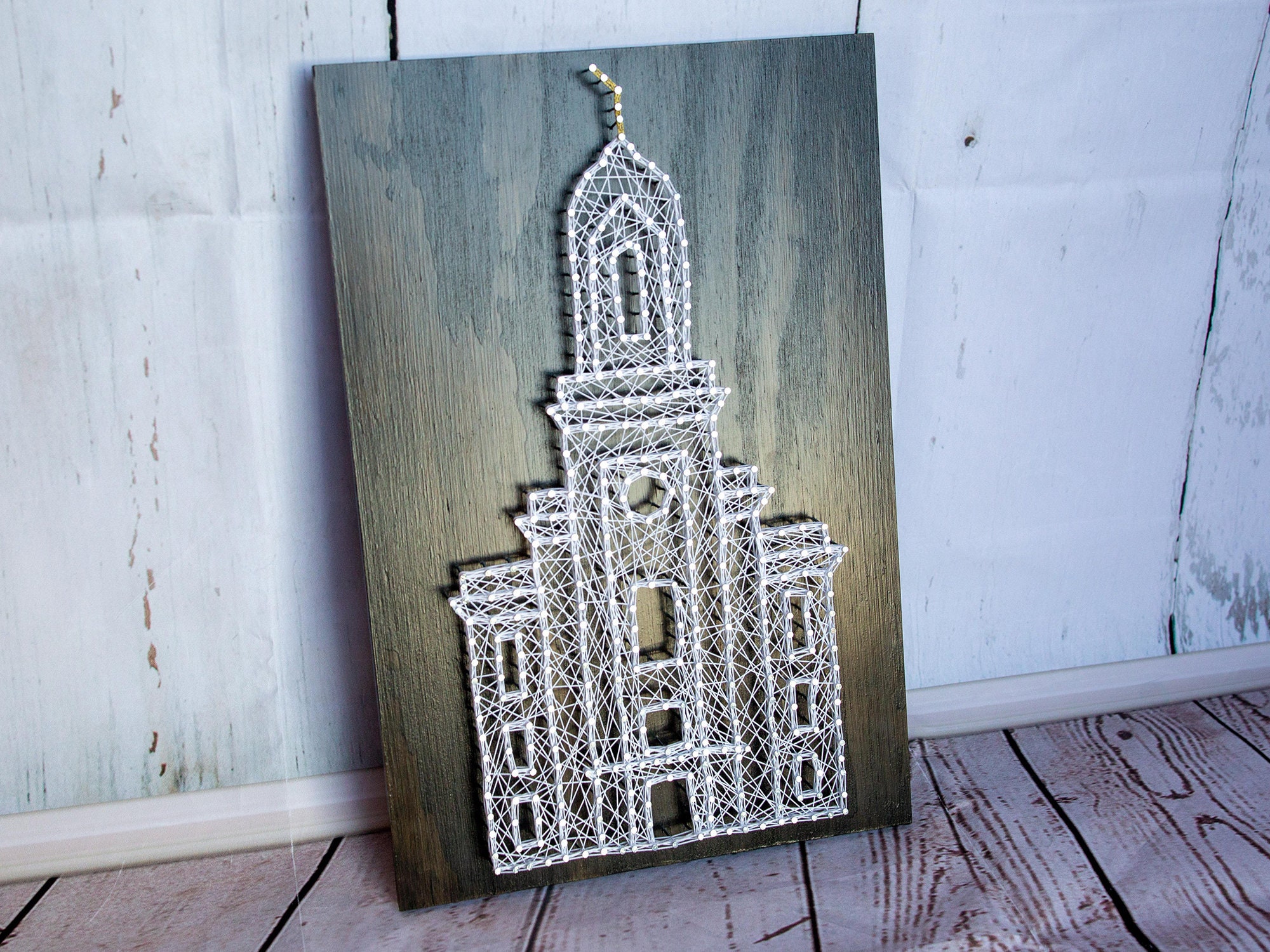 Cedar City Utah LDS Temple String Art Template Detailed - Etsy