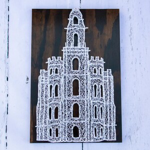 San Antonio, Texas LDS Temple String Art Template | LDS Temple String ...