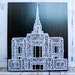 Portland, Oregon LDS Temple String Art Template Detailed 12x18 LDS ...