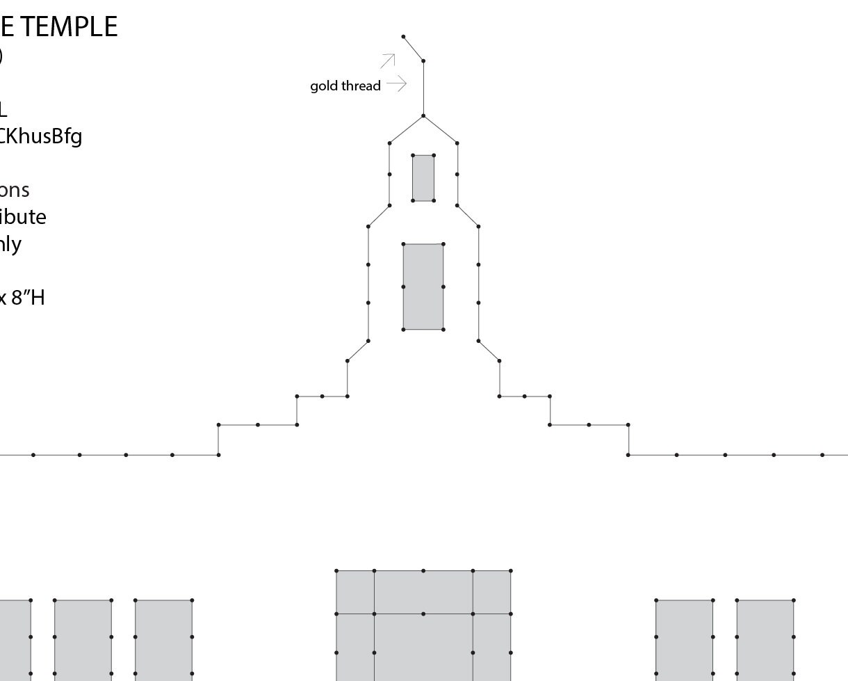 Memphis, Tennessee LDS Temple String Art Template Simple 14x8 DIY ...