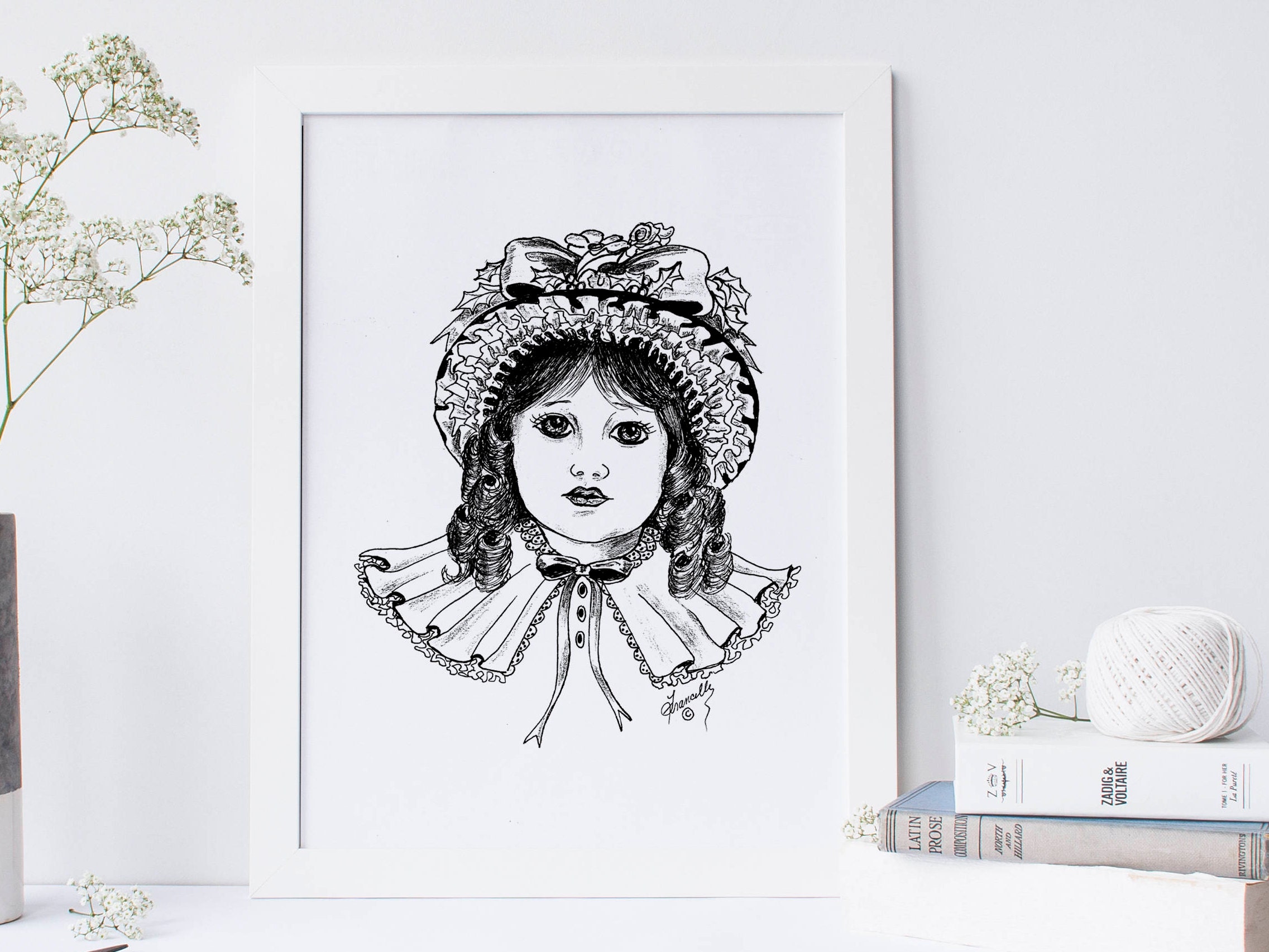 Victorian Art/Vintage Art Prints/Printable Illustrations/Black | Etsy