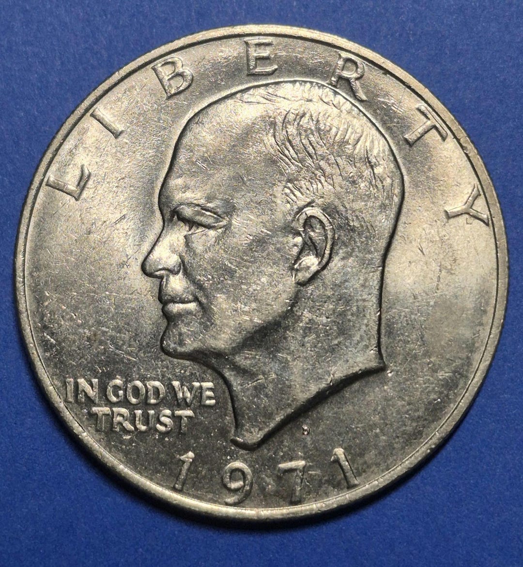 1971-D Eisenhower Dollar – Cold War Era One Dollar Coin (denver Mint ...