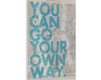 Go Your Own Way Poster - Etsy