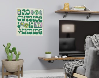 Go Outside Poster - Etsy