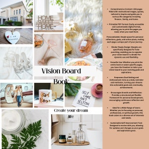 Printable Vision Board for Women With Over 100 Printable Pages of ...